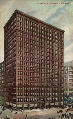 Postcard Heyworth Building Rendering, Chicago, Illinois - used in 1911 ...