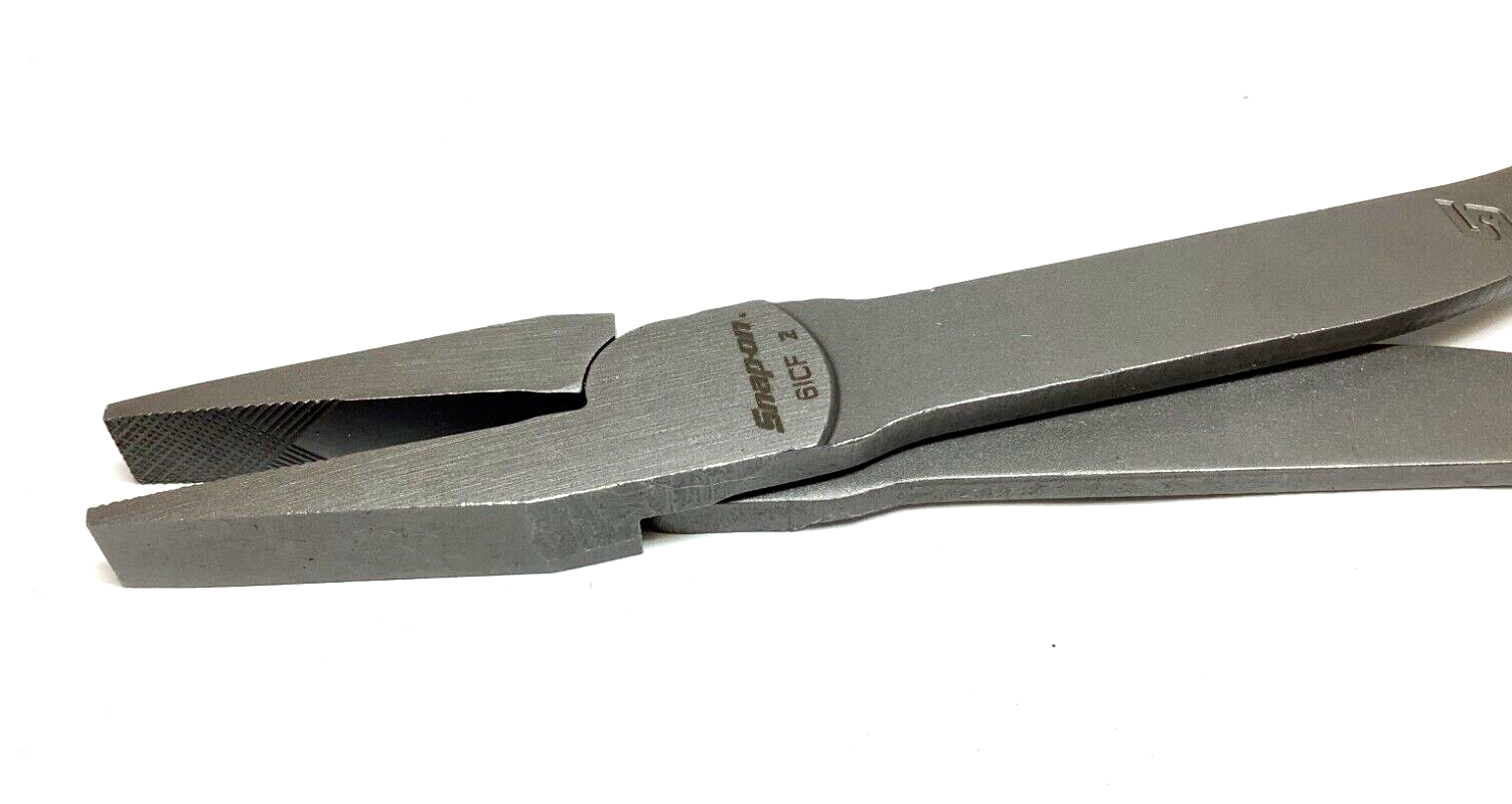 Snap-on Yellow Hi-Viz Electronic Service Duck Bill Pliers 61CF 61CFHV ...