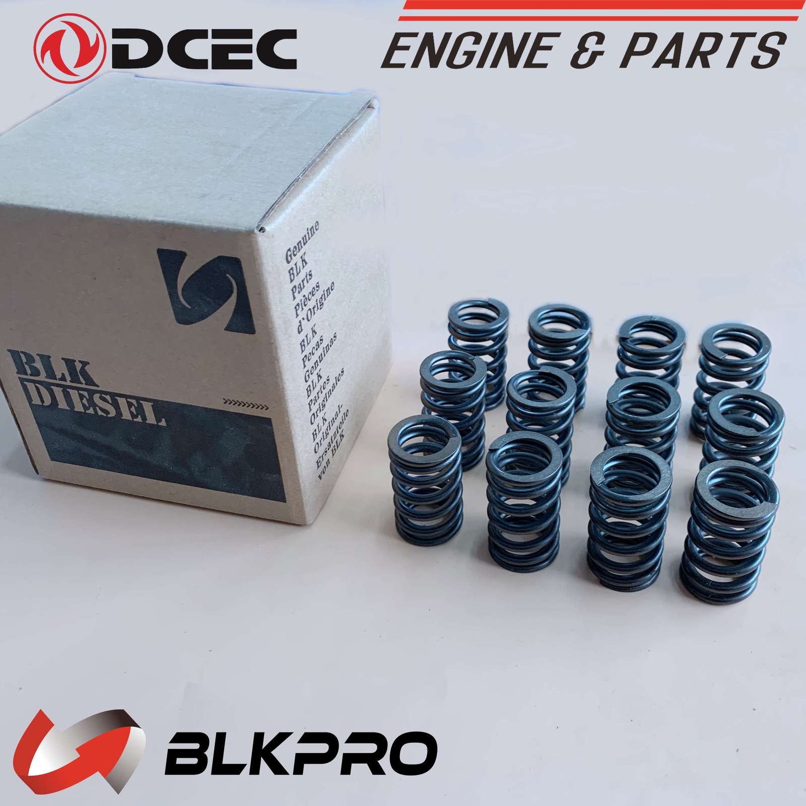 12* Cummins Valves Springs Dodge Ram 5.9L 6.7 24V Exhaust Intake 98-17 ...