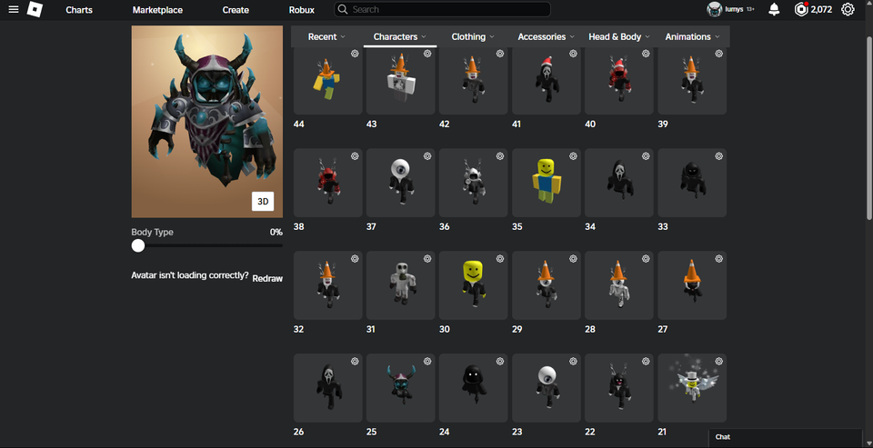 Roblox *STACKED ACCOUNT*| Korblox | Stacked with Rare Robux Items(off ...