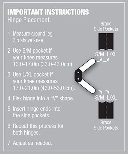 Mueller Hinged Knee Brace Support ~ ACL MCL ligament Runner's Knee ...