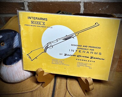 VINTAGE Interarms Mark X Mauser Rifle Owner’s Manual Brochure. Unopened ...