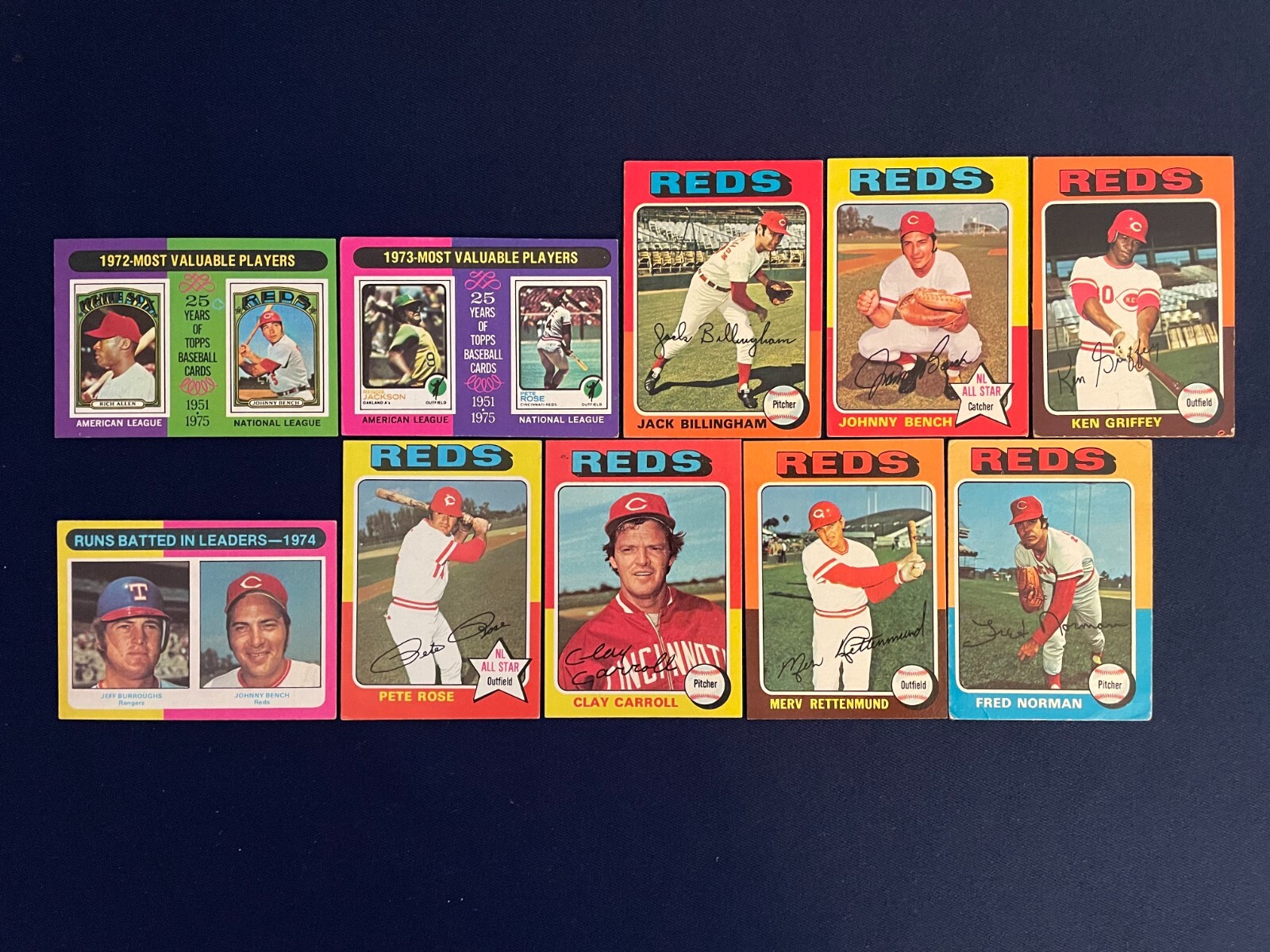 1975 Topps Cincinnati Reds Team Set | eBay