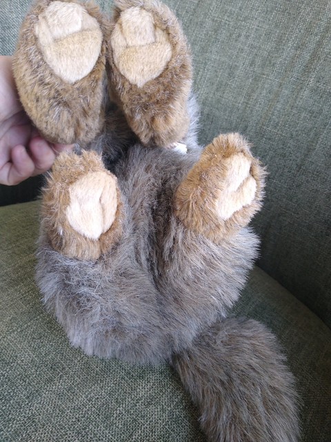 Folkmanis Folktails Coyote Hand Puppet Plush Stuffed Animal Tan Brown ...