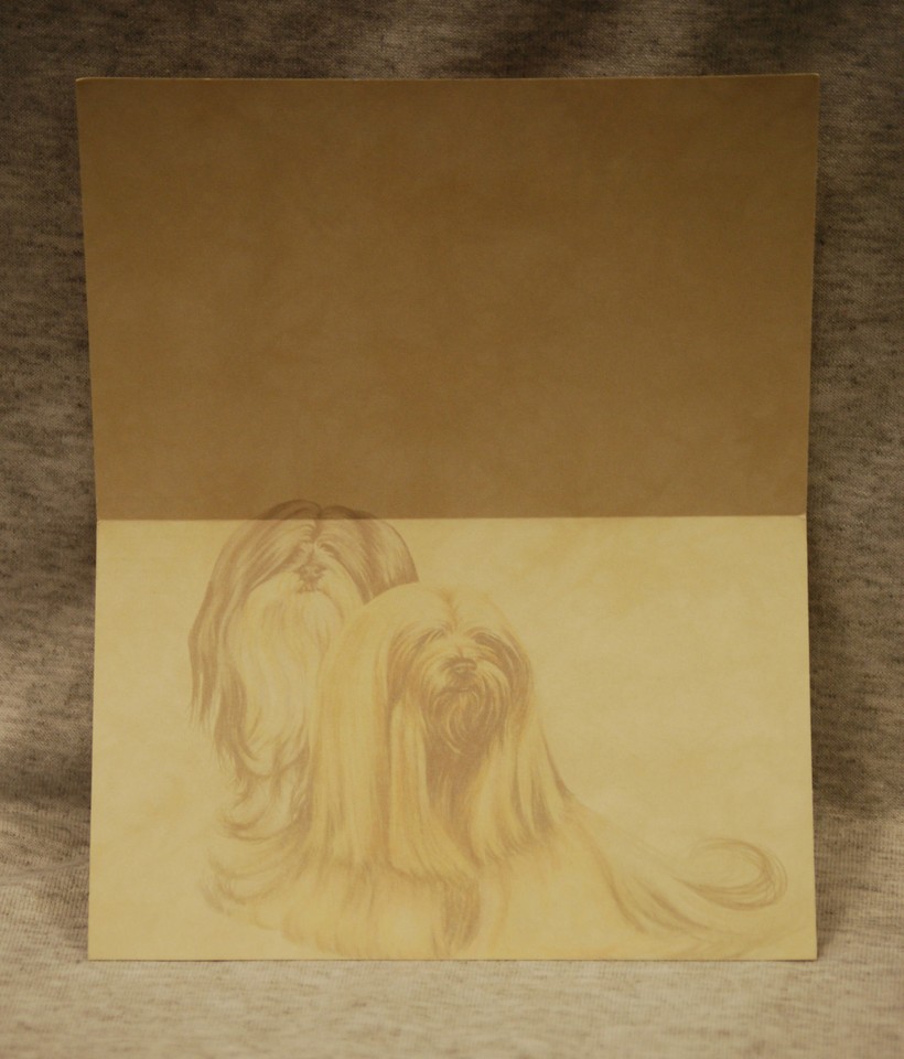 "Lhasa Apso" 4x6 Note Cards & Collectible Tin | eBay