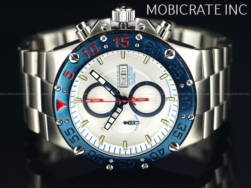 Android Men Divemaster Enforcer Limited Edition Swiss Made 7750 ...