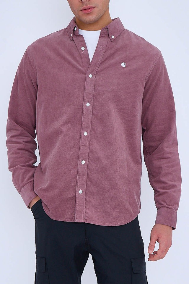 Mens Carhartt WIP Madison Corduroy Cord Shirt Jacket Cotton Shacket ...