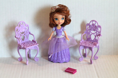 Sofia the First 5" Small Curtsy Doll Figure Bends at Waist with 2 ...