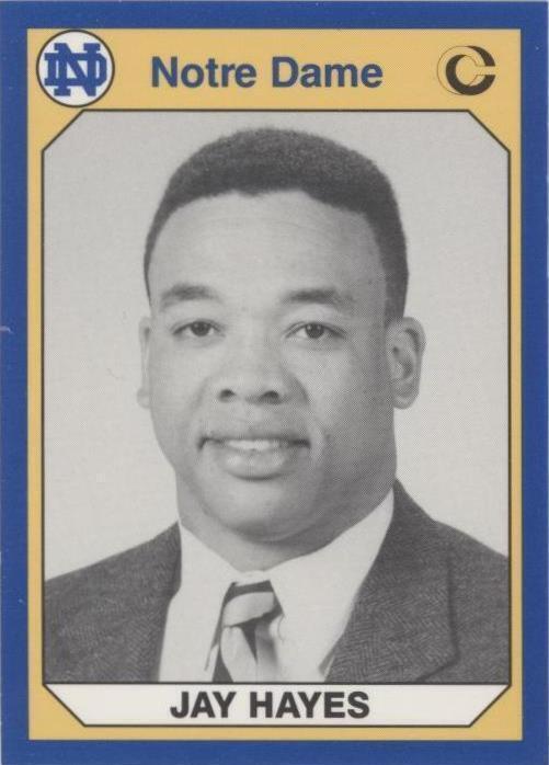 1990 Collegiate Collection University of Notre Dame - Jay Hayes #137 ...