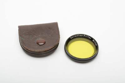 Rollei Rolleiflex 28.5mm Gelb-Mittel Medium Yellow Filter w/Case | eBay