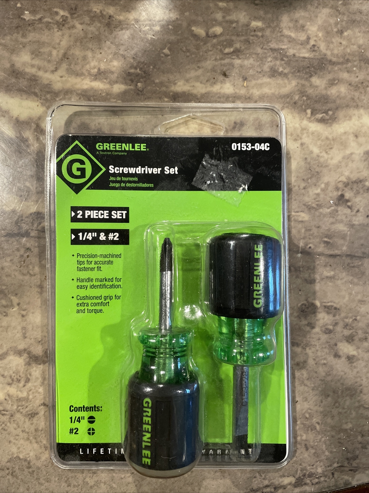 Greenlee 0153-04C Stubby Screwdriver Set 2 Piece for sale online | eBay