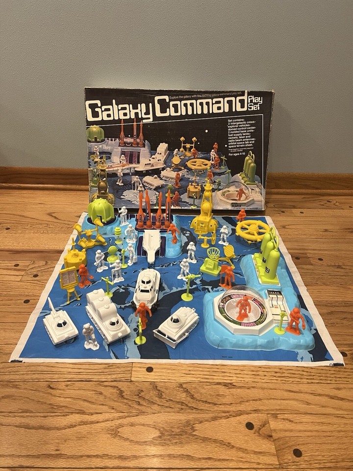 RARE Vintage Marx Galaxy Command Playset Toy w/ Original Box | eBay