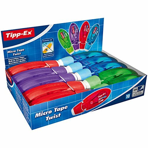 Tipp-Ex Micro Tape Twist Correction Tapes - Assorted Body Colours, Box ...