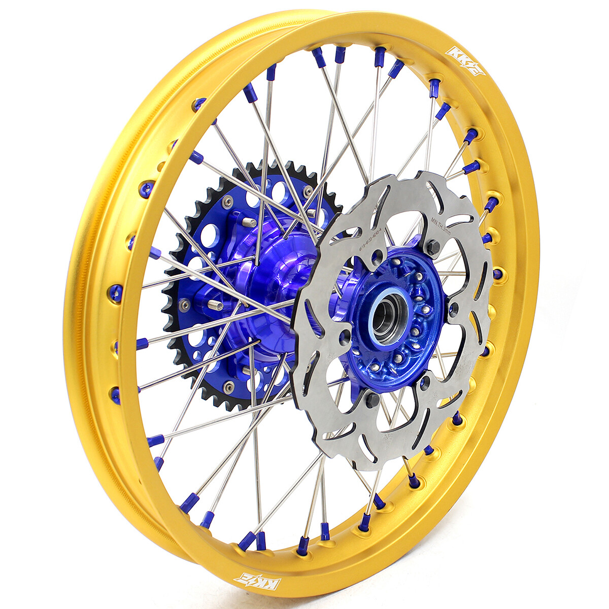 KKE 21-19" Cast Wheels Rims Fit Yamaha YZ125/250 1999 YZ250F/450F 2003 ...