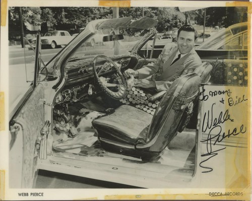 WEBB PIERCE (1921-1991) signed 8x10 photo | Country Great - signed | eBay