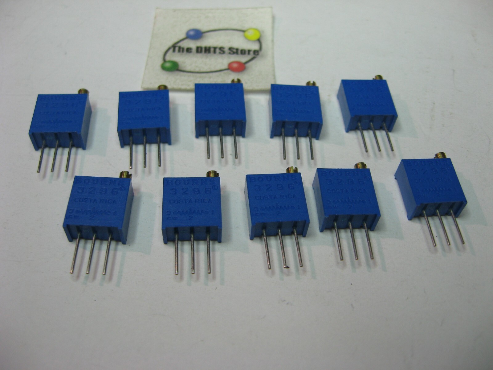 Bourns 100000 Ohm 100K Trimmer Potentiometer 3296W001104 Multi Turn ...