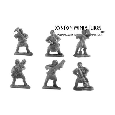 Xyston Minis Ancients Mini 15mm Men at Work Pack New | eBay