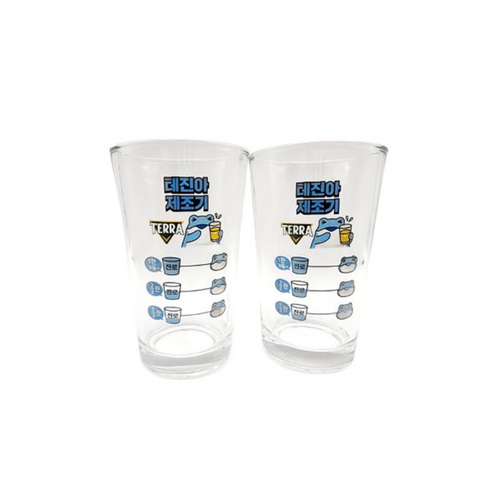 Terra & Jinro Somaek Korea Soju Beer Mixing Somack Mini Glass 150ml x ...