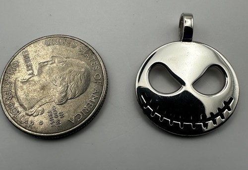 925 Sterling Silver Custom 3D Printed Jack Skellington Pendant Antique ...
