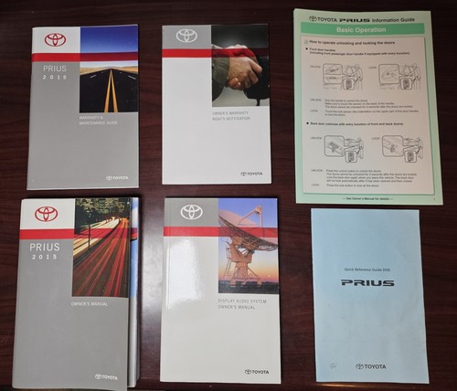 2015 Toyota Prius Owners Manual OEM Complete Set | eBay