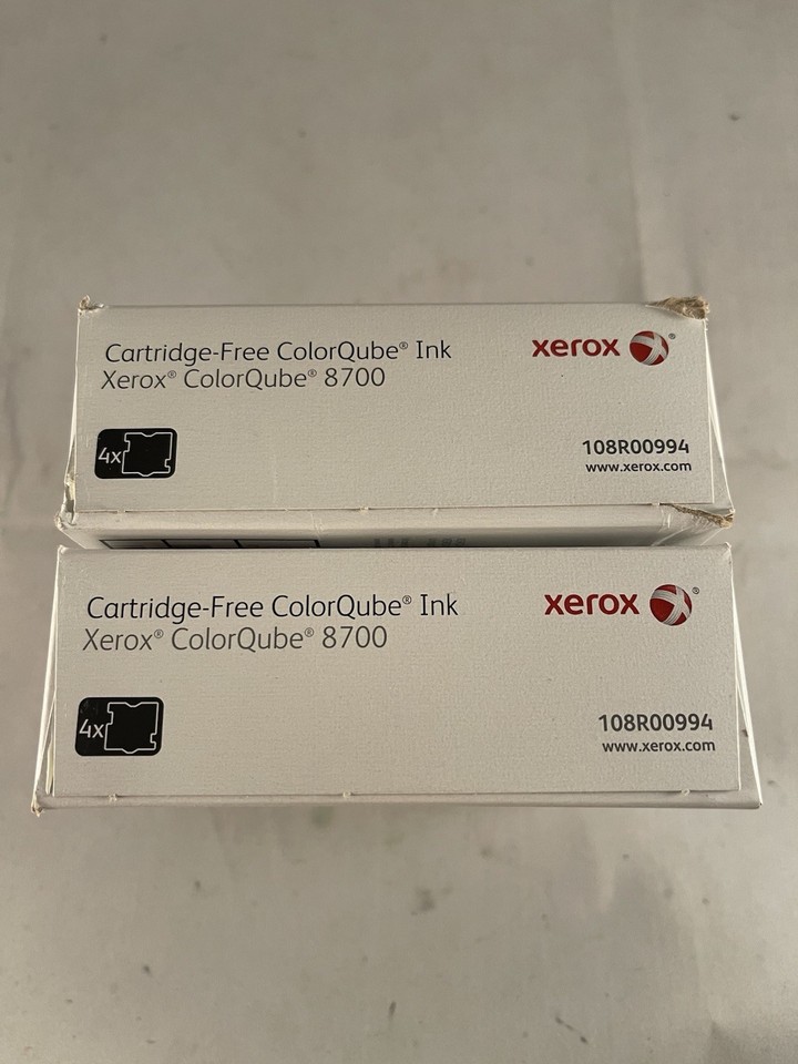 2-pack Xerox Colorqube 8700 Black Ink cubes 108R00994 | eBay