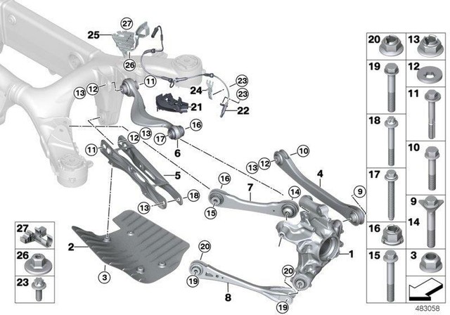 4x Original BMW 33306861944 - SUPER Sechskantschraube online kaufen | eBay