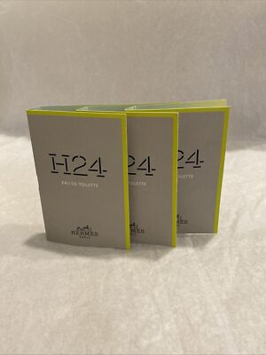 3×HERMES H24 By HERMES PARIS 0.06oz / 2ml each EDT Sprays, NEW & CARDED ...