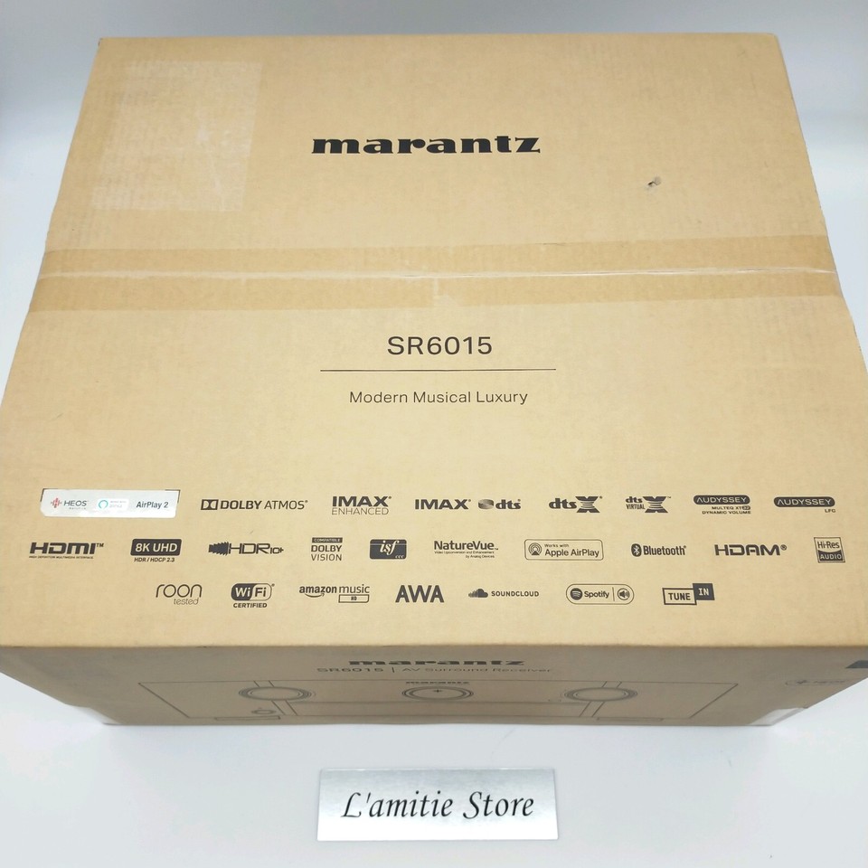 Marantz SR6015 FB 9 Channel 8K AV Receiver Audio HEOS Technology Japan SR 6015 | eBay