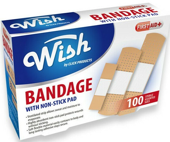 First Aid Adhesive Bandages 300pk 3 Sizes Band-aids Long Lasting FREE ...