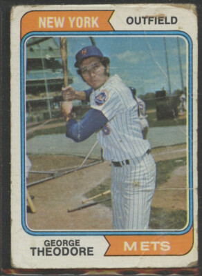 1974 Topps #8 George Theodore New York Mets | eBay