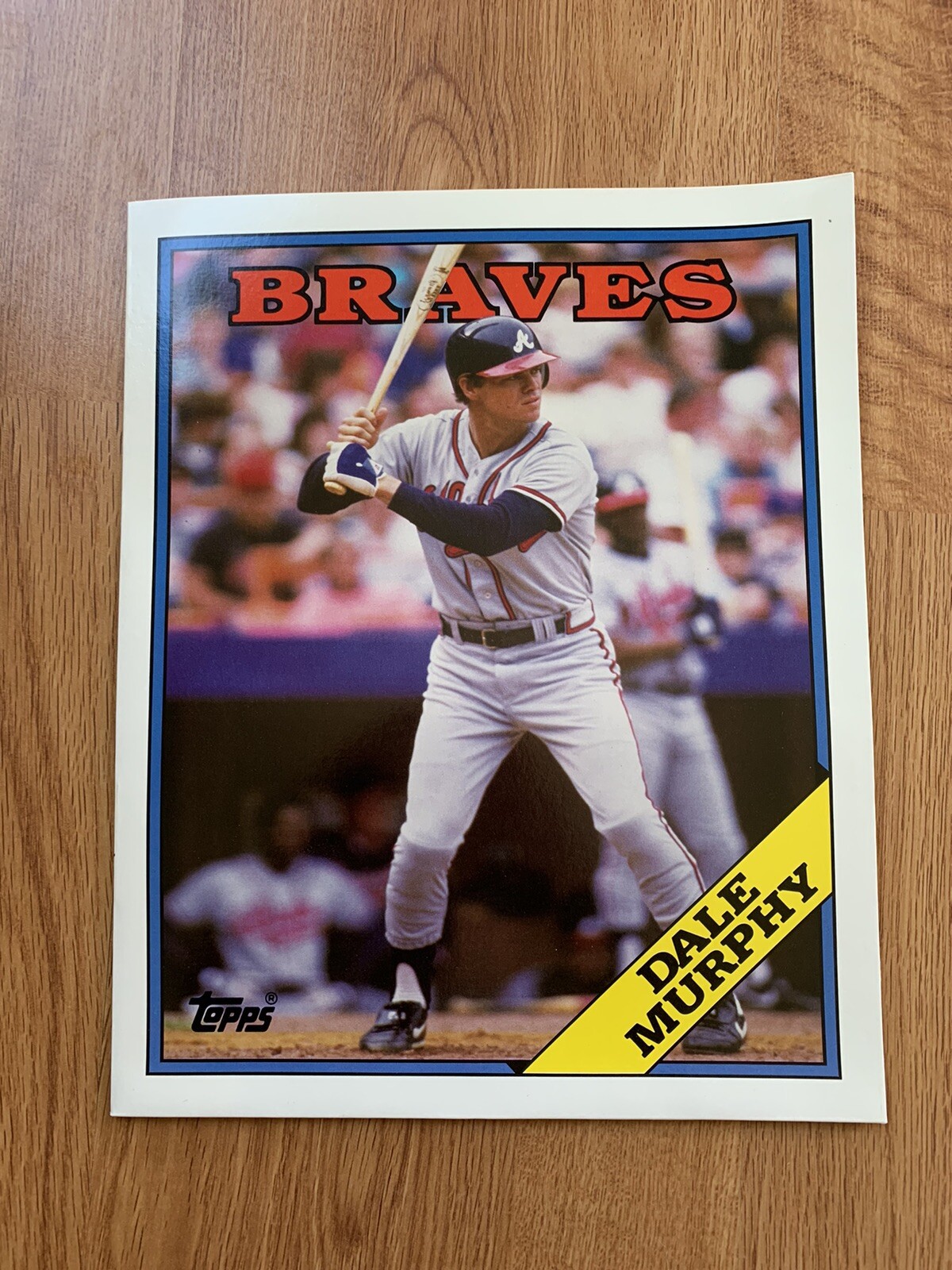 Vintage Atlanta Braves Topps Folders! James, Virgil, Smith, Perry ...
