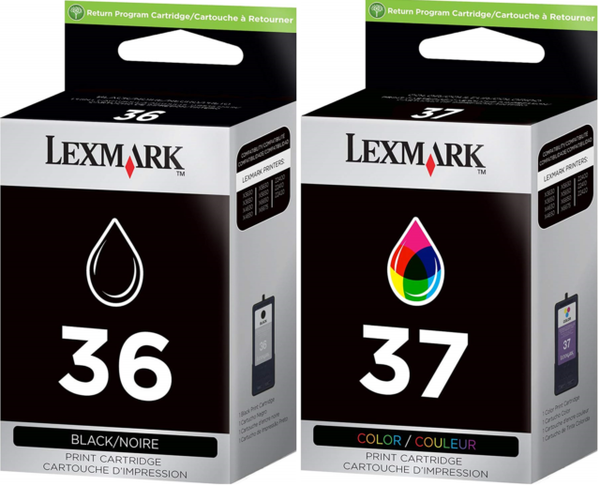 Lexmark Genuine 36/37 Black/CYM Ink Cartridge for sale online | eBay
