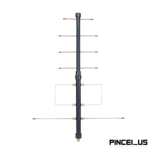 6-Element Yagi Antenna UHF 400Mhz-480Mhz Full-Band Satellite ...