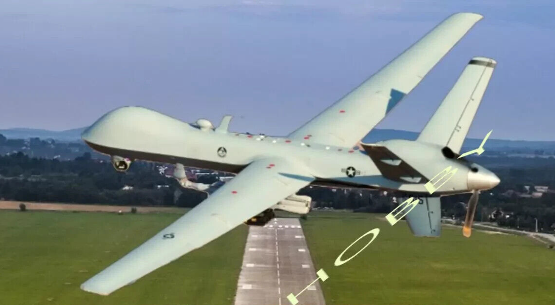 Uav Reaper Drone MQ 9 Reaper Drone Crashes Near Câmpia Turzii Airbase