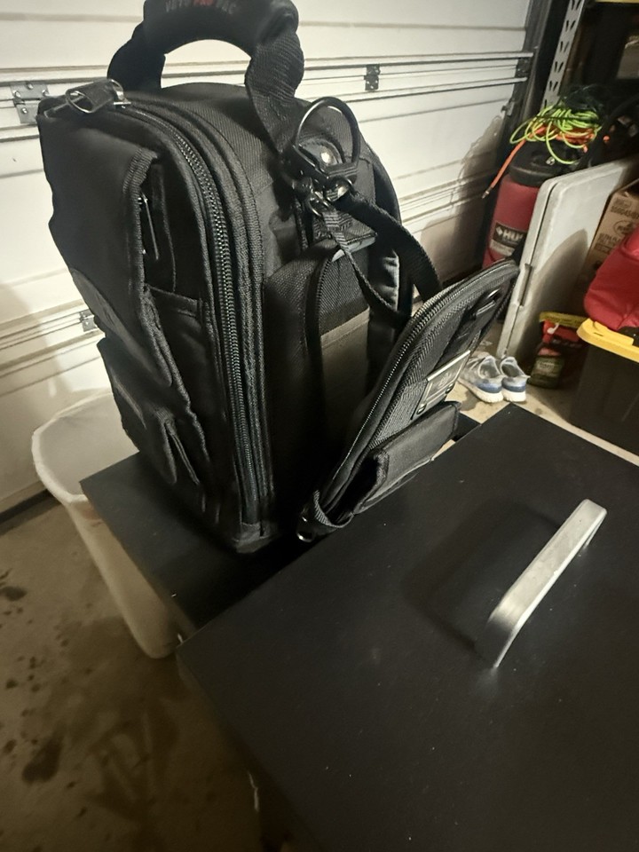 Veto Pro Pac MB5B BLACKOUT Meter Bag Base and Removable Backpack Straps ...