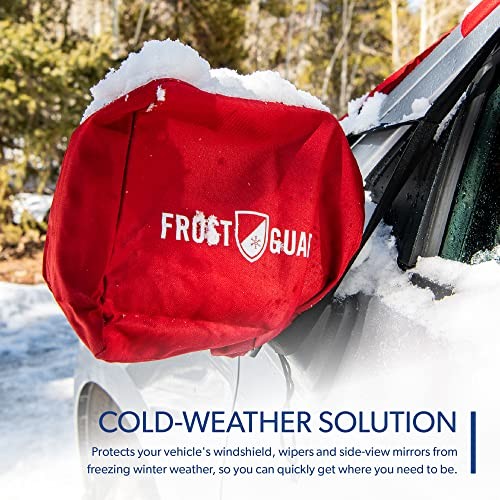 FrostGuard Deluxe | Full-Coverage Car Windshield Cover, 41 x 59 Inches ...