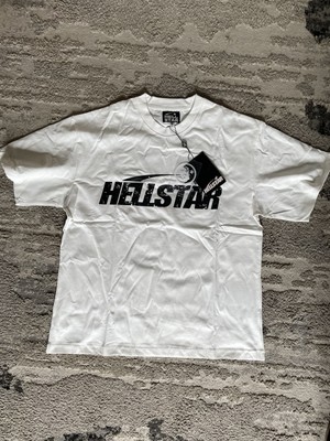 Hellstar White Logo T Shirt (Size M) | eBay