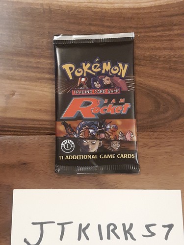 Pokemon Team Rocket 1ST Edition Booster Pack, Factory Sealed, Vintage ...