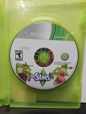 The Sims 3 - Platinum Hits (Microsoft Xbox 360 disc only, 2010 ...