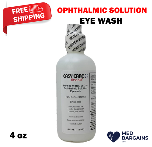 EyeWash Ophthalmic Solution Emergency First Aid Eye Wash - 4 oz | eBay