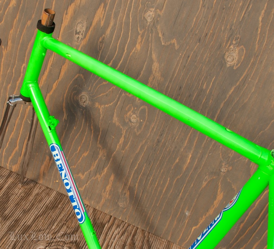 NOS Vintage Benotto 5000 61cm Aero RoadBike FRAME FORK Columbus Tubes ...