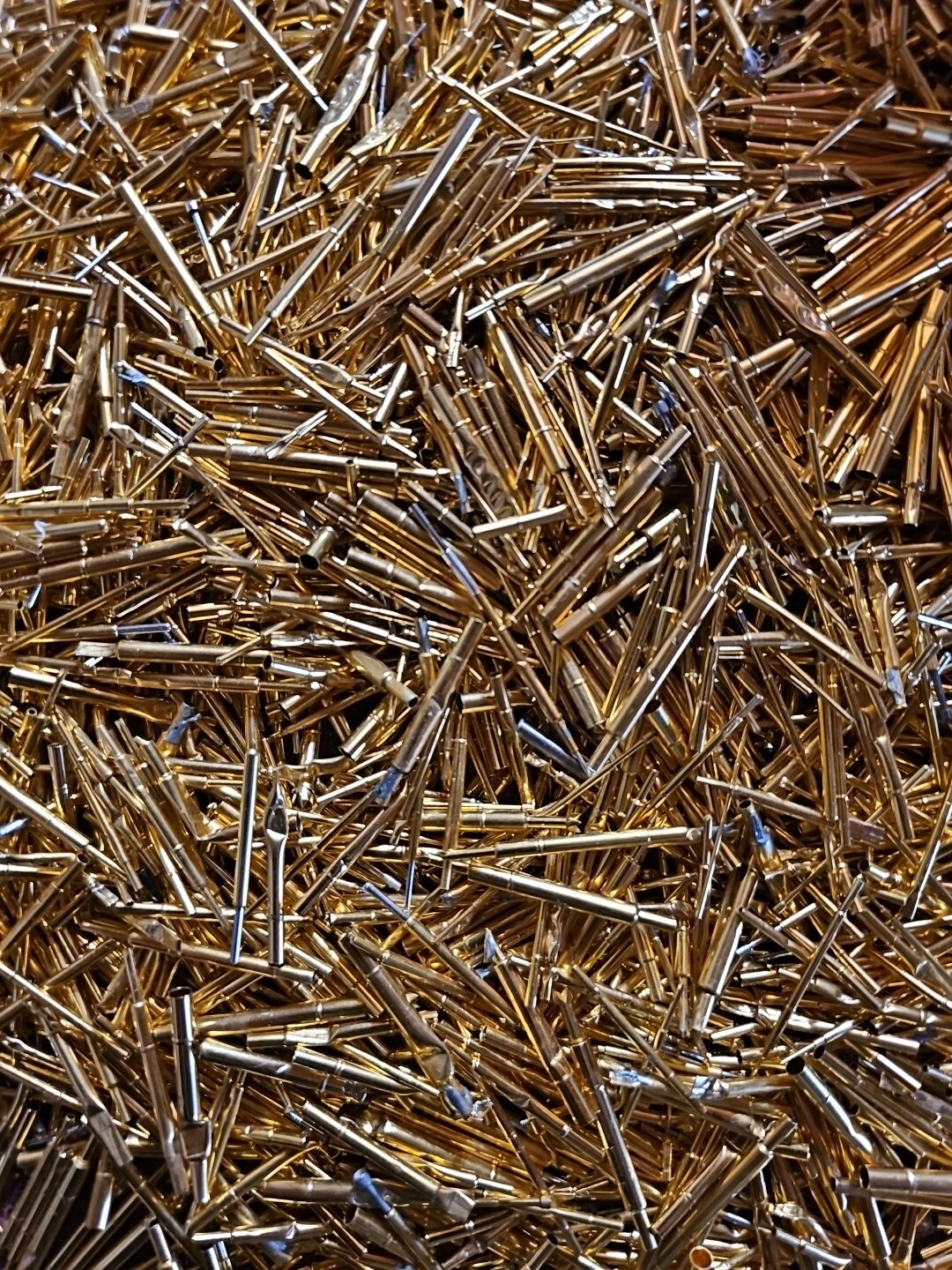 Gold Plated pogo Pins For Gold Scrap Recovery 1 Lb High Quality | eBay