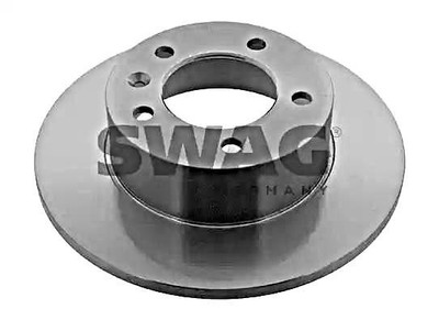 SWAG Brake Disc Rear Axle x2 pcs Fits OPEL RENAULT Master VAUXHALL ...