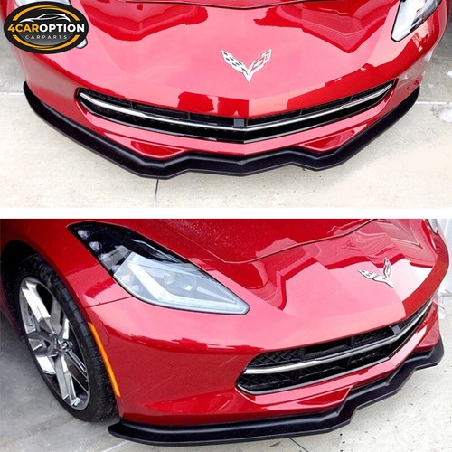Fits 14-19 Chevy Corvette C7 STG Style Front Bumper Lip Spoiler ...