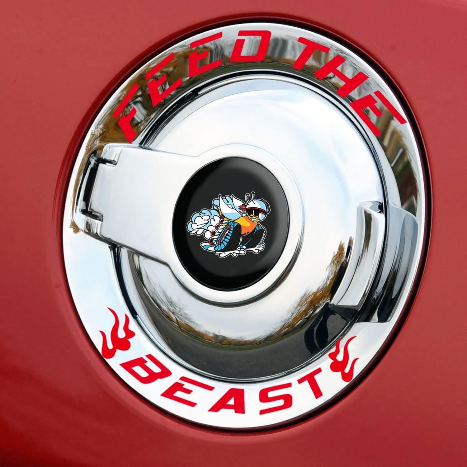 Dodge Challenger Gas Cap Decal Scat Pack 2015/2024 Red Lettering | eBay