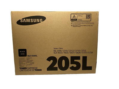 NEW Genuine Samsung MLT-D205L Black Toner Cartridge 205L | eBay