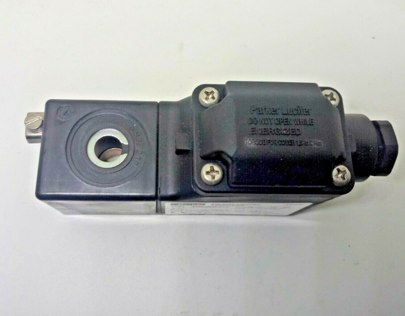 Parker Lucifer 495905C2 Solenoid Coil 24VDC Explosion Proof Flame Proof ...