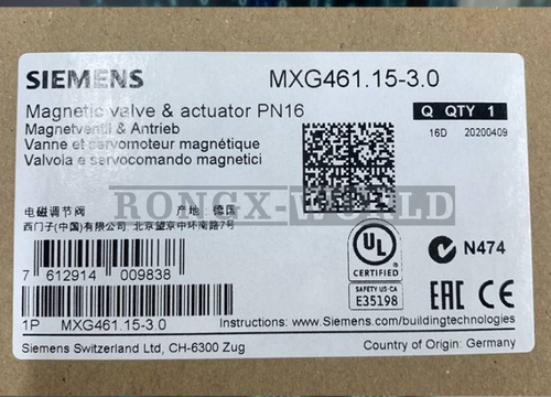 NEW 1PCS SIEMENS Modulating Control valve MXG461.15-3.0 | eBay