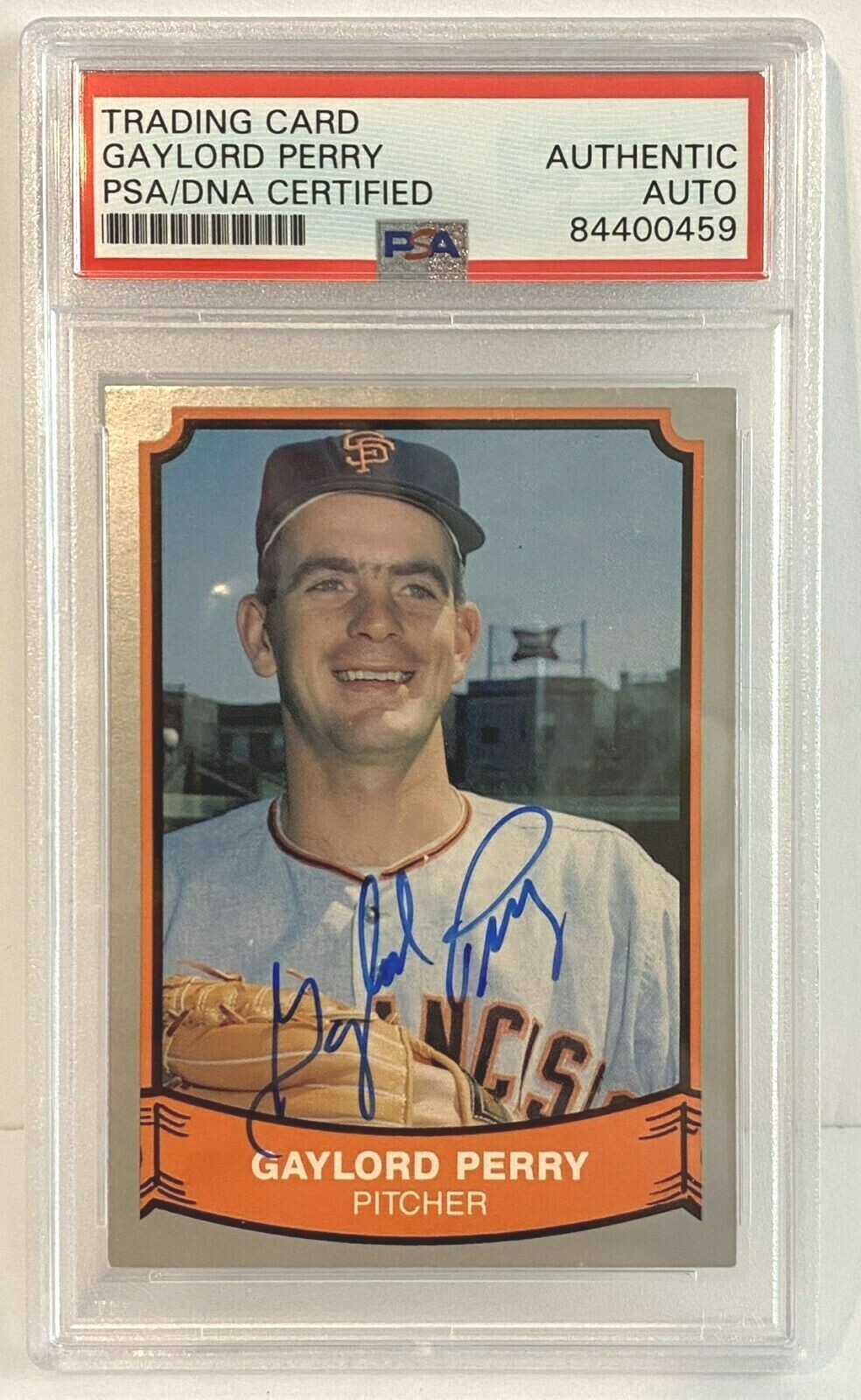 GAYLORD PERRY Signed 1990 Pacific Legends Baseball Card - PSA/DNA ...
