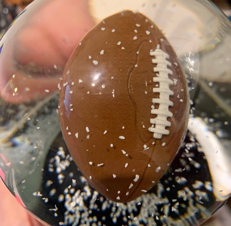 Philadelphia Eagles Logo Football Holiday Snow Globe - Forever ...